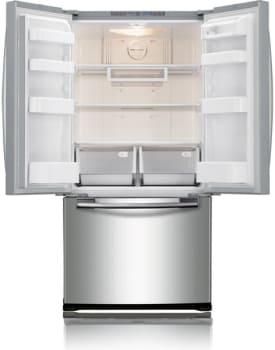 Samsung RF217ACRS 20 cu. ft. French Door Refrigerator with 3 Glass ...