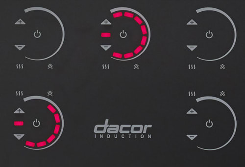 Dacor RNCT365B 36 Inch Induction Cooktop with 5 Element Zones, Touch ...