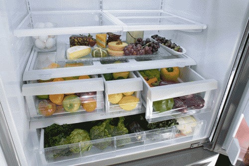 LG LMX25981ST 24.7 cu. ft. French Door Refrigerator with 4 Split Spill ...