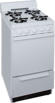 Premier SAK100O 20 Inch Freestanding Gas Range with 4 Open Burners ...