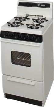Premier SAK220T 20 Inch Freestanding Gas Range with Four Open 9,100 BTU ...