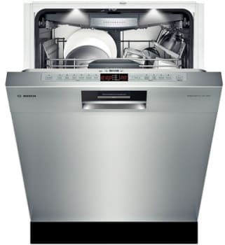 Bosch SHE8PT55UC Semi-Integrated Dishwasher with 3rd Rack, RackMatic ...