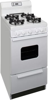 Premier SHK220OP 20 Inch Freestanding Gas Range with 4 Sealed Burners ...