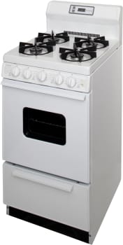 Premier SHK220OP 20 Inch Freestanding Gas Range with 4 Sealed Burners ...