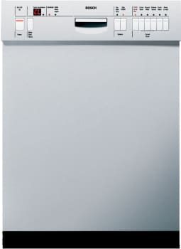 Bosch SHU66C05UC Full Console Dishwasher with 6 Wash Cycles, Platinum ...