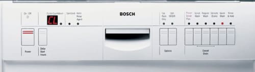 Bosch SHU66C05UC Full Console Dishwasher with 6 Wash Cycles, Platinum ...