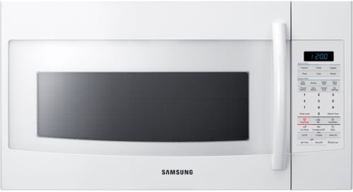 Samsung SMH1816W 1.8 cu. ft. Over the Range Microwave with 1,100 Watt ...