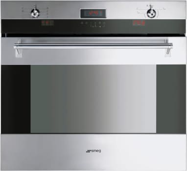 Smeg SOU330X 30 Inch Single Electric Wall Oven with 4.34 cu. ft ...
