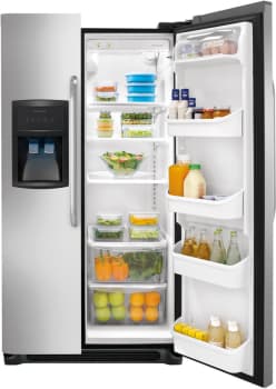 Frigidaire FFHS2322MS 33 Inch Side-by-Side Refrigerator with 22.1 cu ...