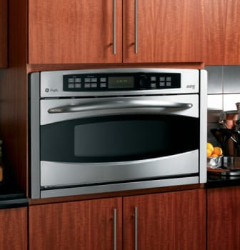 GE SCB1001MSS 27 Inch Single Electric Advantium Wall Oven with 1.7 cu ...