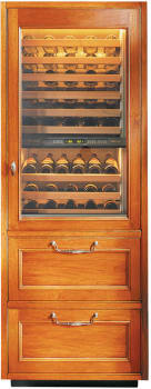 Sub-Zero 427RGRH 27 Inch Built-in Tri Zone Wine/Refrigerator Storage ...