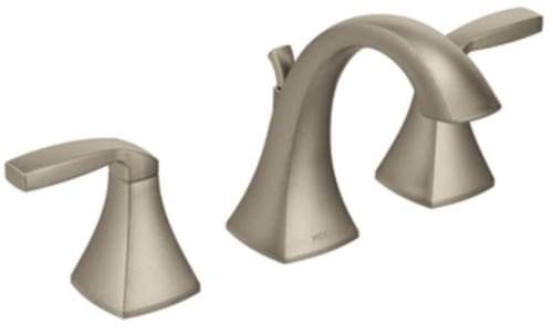 Moen T6905BN Double Lever Lavatory Faucet with 4 5/8 Inch Reach, Pop-Up ...