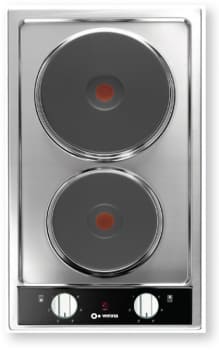 Verona VECTE212FS 12 Inch Electric Solid Disc Cooktop with 2 Radiant ...