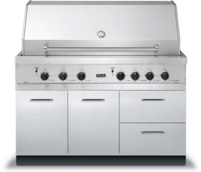 Viking VQBO5322SS 54 Inch Grill Base Cabinet