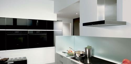 Wolf VW36B 36 Inch Wall Mount Chimney Range Hood with Optional Blowers ...