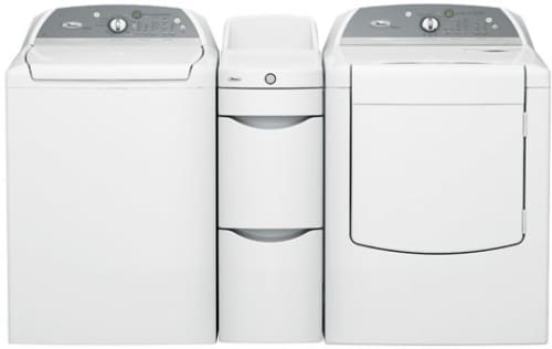 Whirlpool WED6200SW 29 Inch Electric Dryer with 7.0 cu. ft. Capacity, 7 ...