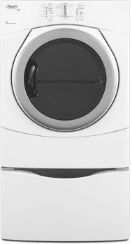 Whirlpool WED9150WW 27 Inch Electric Dryer with 6.7 cu. ft. Capacity, 8 ...