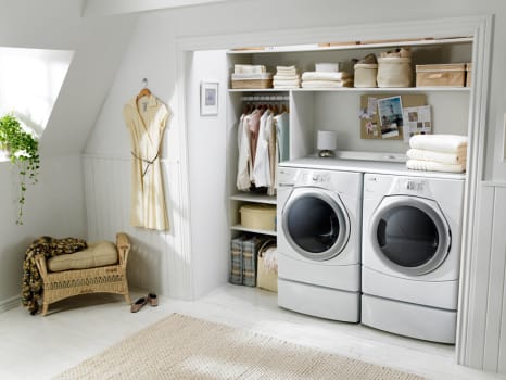 Whirlpool WED9150WW 27 Inch Electric Dryer with 6.7 cu. ft. Capacity, 8 ...