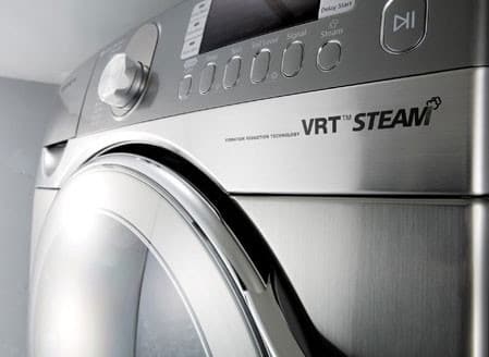 Samsung WF448AAW 27 Inch Front-Load Steam Washer with 3.9 cu. ft ...