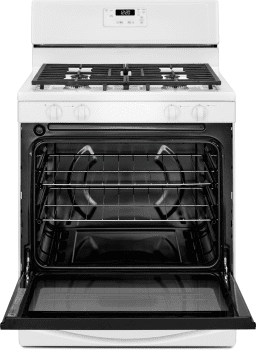 Whirlpool WFG320M0BW 30 Inch Freestanding Gas Range with 5.1 cu. ft ...