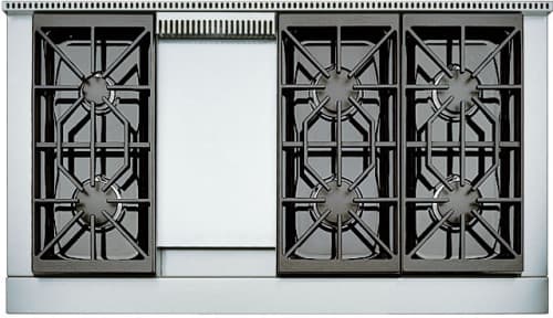 Wolf DF486G 48 Inch Pro-Style Dual-Fuel Range with 6 Dual-Stacked ...