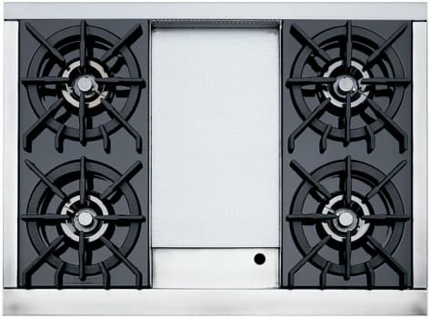 Wolf RT364G 36 Inch Pro-Style Gas Rangetop with 4 Dual Brass Open ...