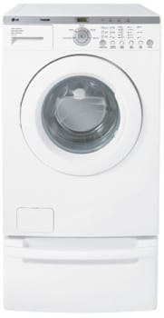 LG WM1814CW 27 Inch Front-Load Stackable Washer with 3.42 Cu. Ft ...