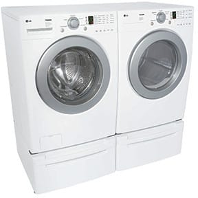 LG DLE2516W 27 Inch Electric Dryer with 7.0 cu. ft. Capacity, 5 Dry Programs, 5 Temperature ...
