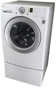 LG WM2240CW 27 Inch Front-Load Washer with 3.7 cu. ft. Capacity, 7 Wash ...