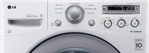 LG WM2250CW 27 Inch Front-Load Washer with 3.5 cu. ft. Capacity, 7 Wash ...