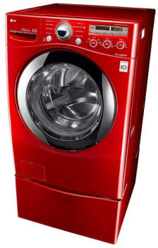 LG WM2350HRC 27 Inch Front-Load Washer with 3.7 cu. ft. Capacity, 9 ...