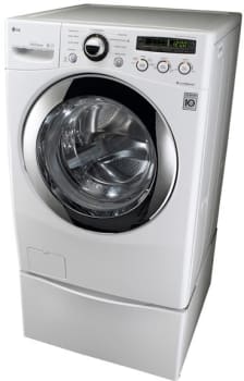 LG WM2350HWC 27 Inch Front-Load Washer with 3.7 cu. ft. Capacity, 9 ...
