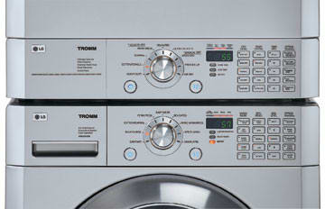 LG WM2496HSM 27 Inch Front Load Washer with 4.0 Cu. Ft. Ultra Capacity ...