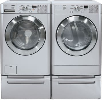 LG WM2496HSM 27 Inch Front Load Washer with 4.0 Cu. Ft. Ultra Capacity ...