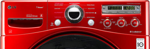 LG WM2650HRA 27 Inch 3.6 cu. ft. Front Load Washer with 9 Wash Cycles ...