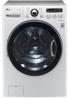 LG WM3550HWCA 27 Inch Front-Load Washer with 4.3 cu. ft. Capacity, 12 ...