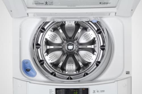 LG WT1101CW 27 Inch 4.1 cu. ft. Top Load Washer with 8 Wash Cycles ...