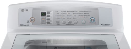 LG WT4801CW 27 Inch Top Load Washer with 3.7 cu. ft. Capacity, 8 Wash ...