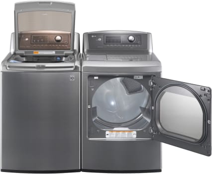 LG WT5170HV 27 Inch Top-Load Washer with 4.7 cu. ft. Capacity, 14 Wash ...