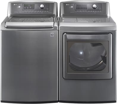 LG WT5170HV 27 Inch Top-Load Washer with 4.7 cu. ft. Capacity, 14 Wash ...