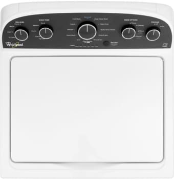 Whirlpool WTW4850BW 27 Inch Top Load Washer with 3.6 cu. ft. Capacity ...