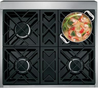 Monogram ZGP304NRSS 30 Inch Freestanding Professional Gas Range with 4 ...