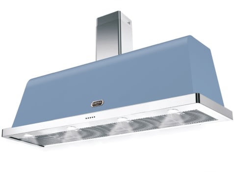 LOFRA ARLV60C 60 Inch Wall Mount Chimney Hood with 600 CFM Motor, 3 ...