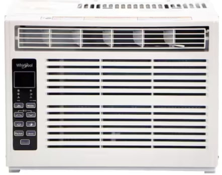 Whirlpool WHAW061CW 6,000 BTU Window Air Conditioner with Electronic ...