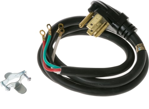 GE Parts WX09X10020 4-Wire 6 Ft. Length 30-Amp Dryer Cord