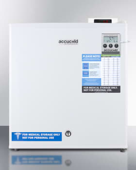 AccuCold FFAR24LMEDDT 18 Inch Compact Medical Refrigerator with 1.7 cu ...