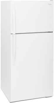 Whirlpool WRT134TFDW 28 Inch Top-Freezer Refrigerator with 14.3 Cu. Ft ...