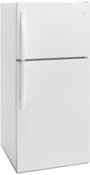 Whirlpool WRT138FFDW 30 Inch Top Freezer Refrigerator with 18 Cu. Ft ...