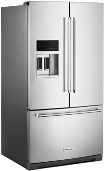 KitchenAid KRFF577KPS 36 Inch Freestanding French Door Refrigerator ...