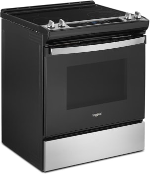 Whirlpool WEE515S0LS 30 Inch Slide-In Electric Range with 4 Elements, 4 ...